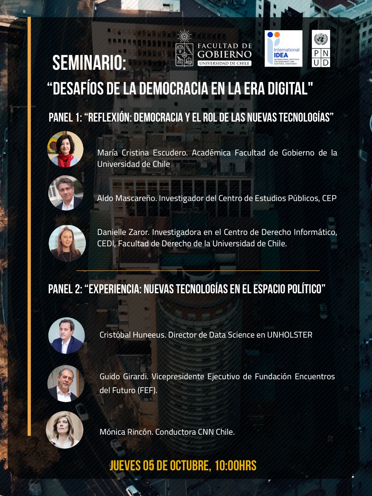 Seminario Desafíos de la Democracia en la Era Digital - Universidad de Chile